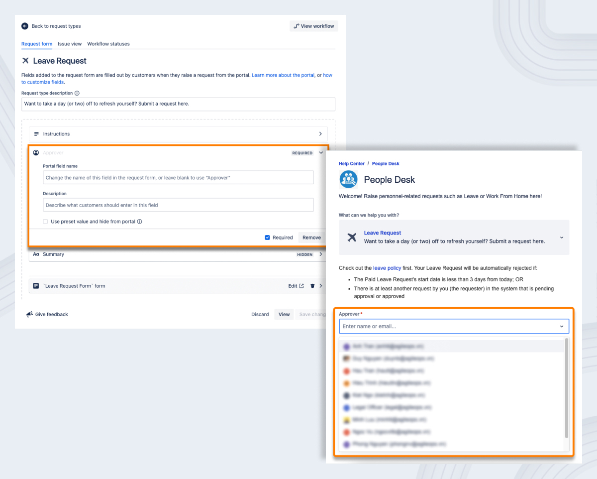 Dynamically defining approver field the Jira automation way